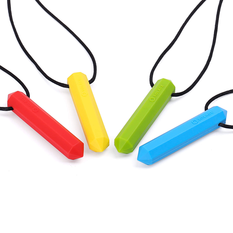 Chewelry Chew Necklace 4-pack - Crystal Chewy – SOLACE